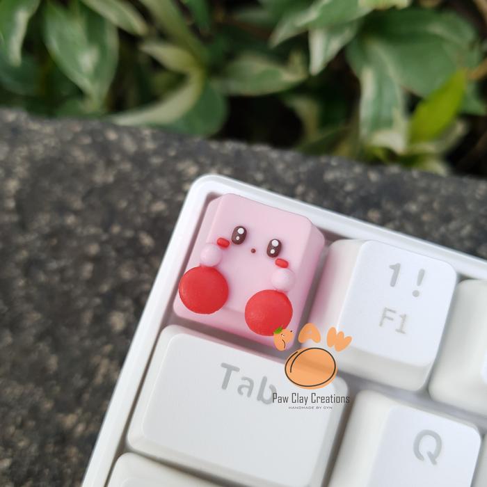 Jual artisan keycaps + keycap kirby + mechanical keyboard + lucu + unik ...