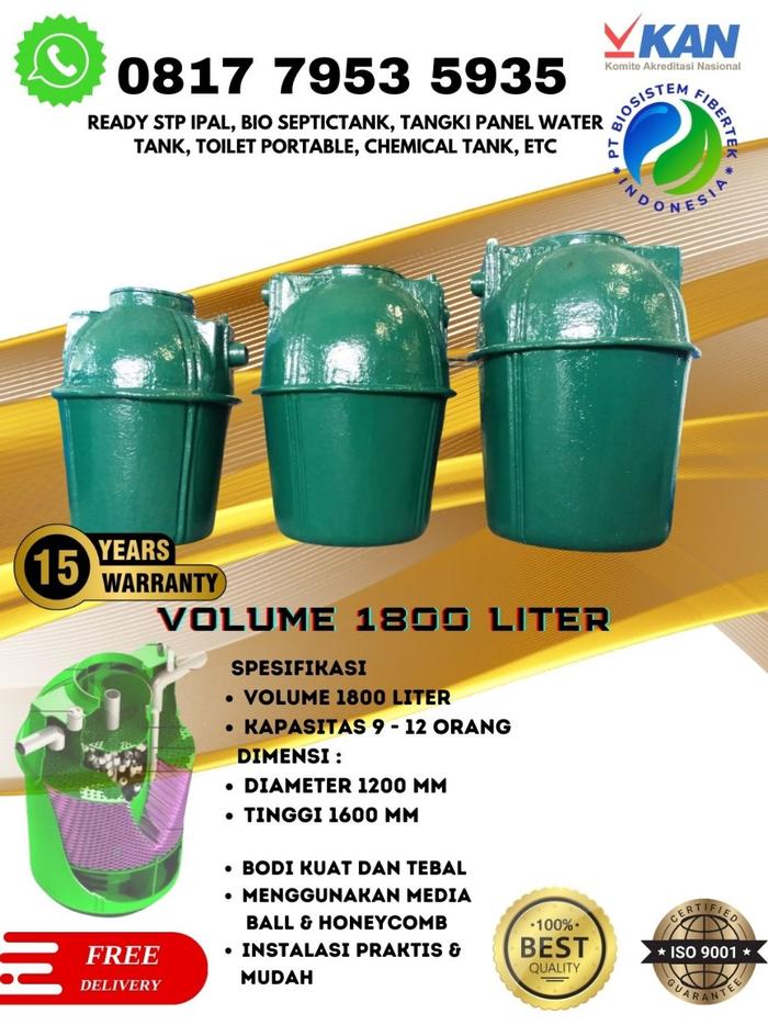 Jual Terlaris Septic Tank BIotech Sistem 1800 liter - BS 12, Septic ...