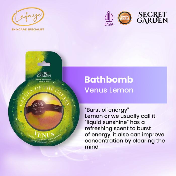 Promo Secret Garden Bath Bomb Sabun Busa Mandi Aromatherapy 100gr ...