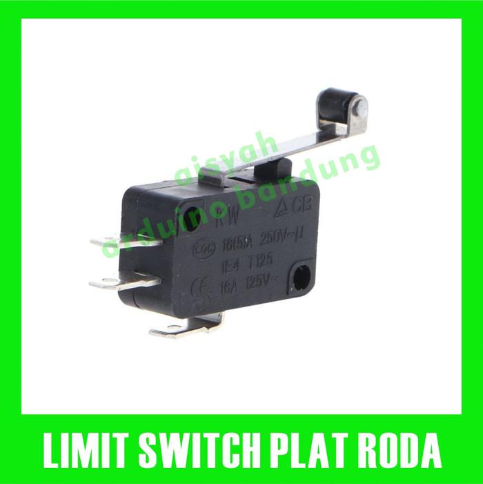 Promo Limit Switch Saklar Pintu NO NC Plat Sedang Plus Roda - Kota ...