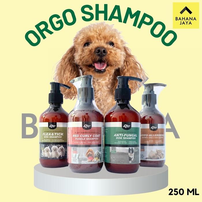 Jual Orgo Dog Shampoo Anjing Anti Kutu Jamur / Hypo Allergenic / Red ...