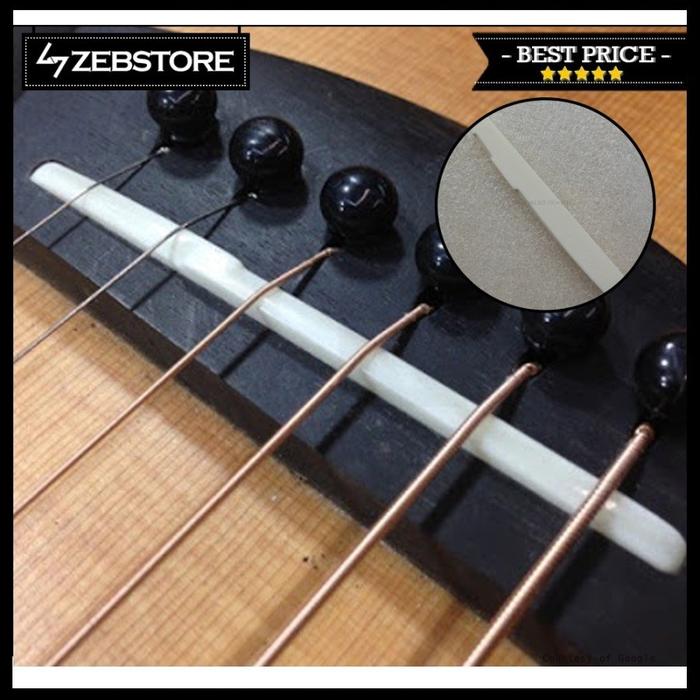 Jual Sadle Saddle Bridge Gitar Akustik Acoustic Tulang Bone - Kota ...