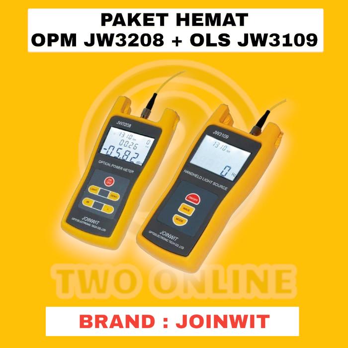 Jual Jual Joinwit Optical Power Meter OPM JW3208 + OLS JW3109 BRAND NEW ...