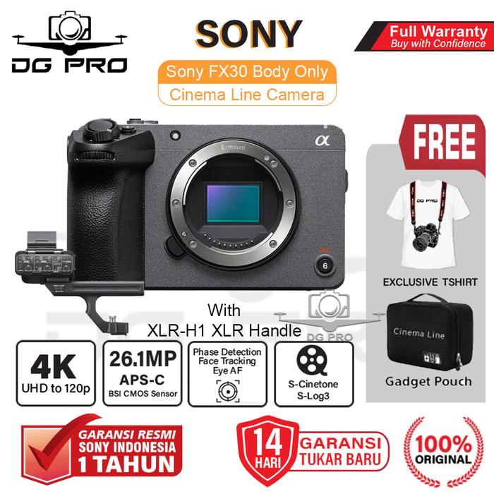 Jual Sony FX30 Body Only Compact Cinema Line Camera FX-30 Original ...