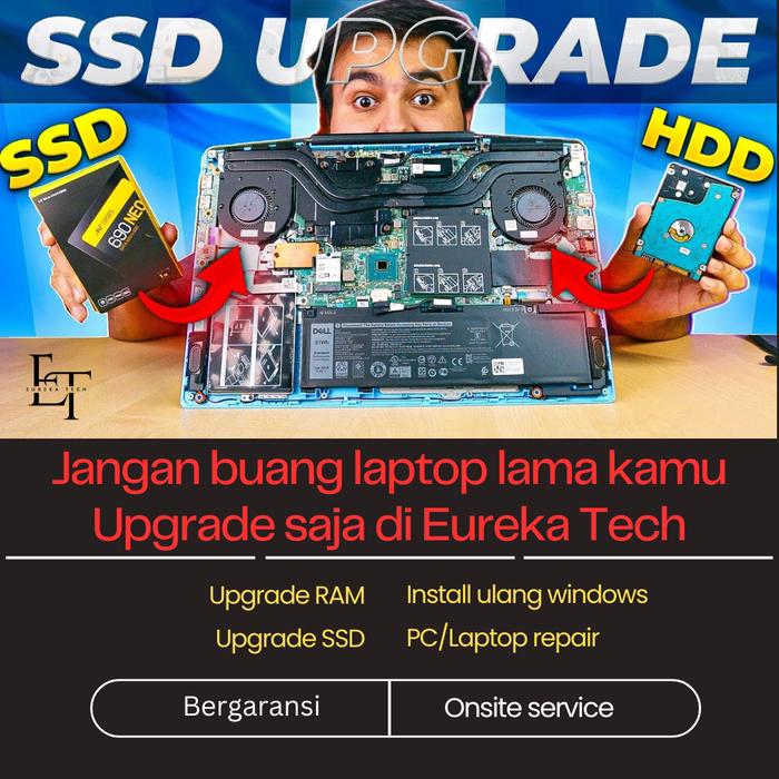 Jual Upgrade SSD PC dan laptop - Jakarta - Jakarta Barat - Eureka Tech | Tokopedia