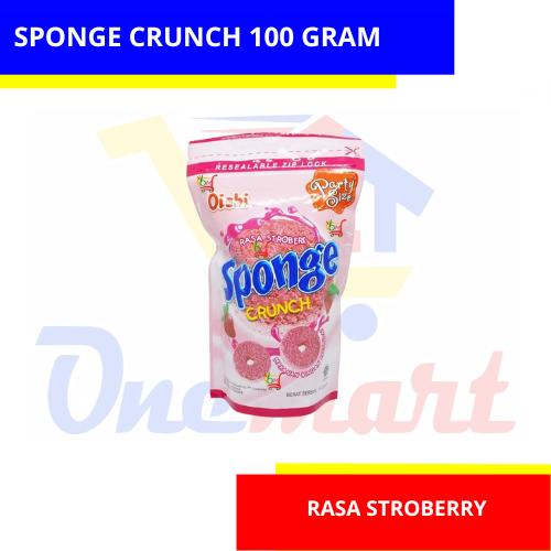 Jual Snack/cemilan/biskuit/SPONGE CRUNCH 100 GRAM PARTY SIZE ...