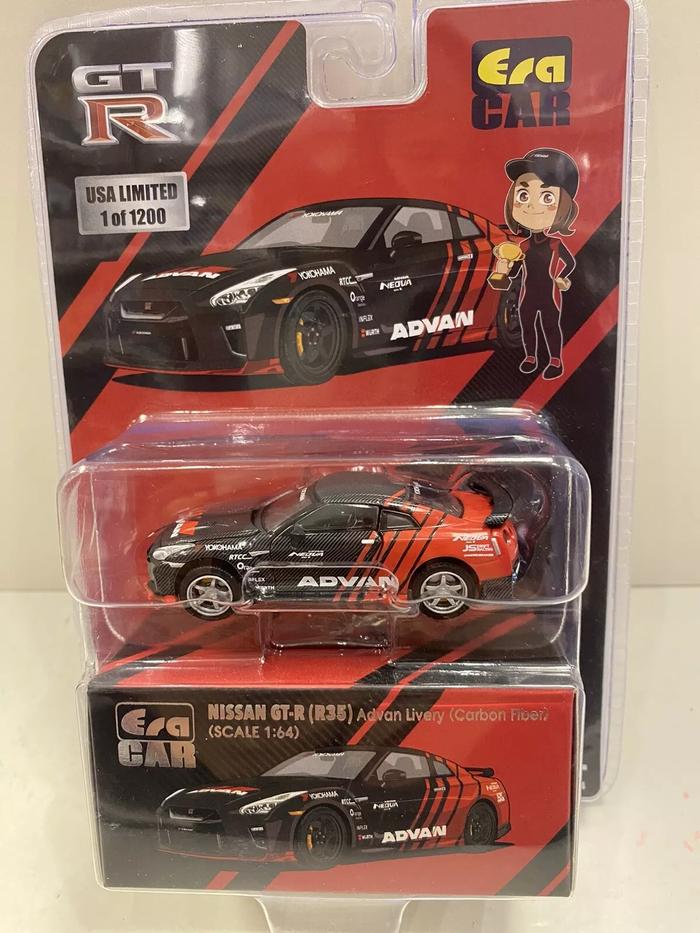 Jual NS21GTRSP56 - ERA Car Nissan GT-R R35 ADVAN Yokohama Livery Carbon ...