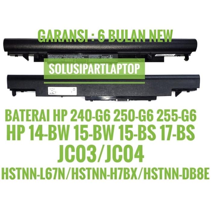 Jual Baterai Laptop HP 14-BW005Au,;15-BW,15-BS,17-BS, JC04, JC03 - JC04 - Kota Tangerang ...