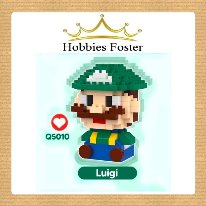 Jual Mainan Bricks DIY Karakter Luigi - Balok Susun Toy Mini Block Lego ...