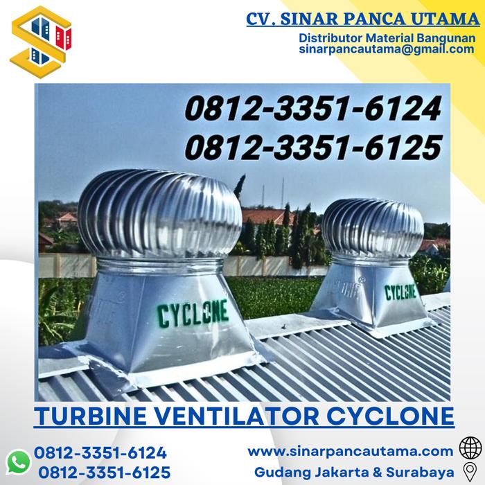 Jual JUAL TURBINE VENTILATOR CYCLONE MATERIAL ALUMUNIUM DAN STAINLESS ...