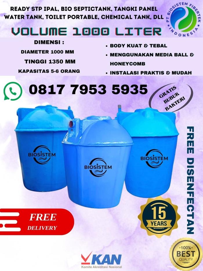 Jual Terlaris Septic Tank Biotech System 1000 Liter - Biotech - Biofil ...
