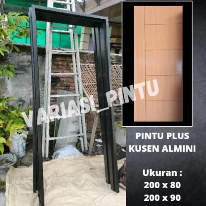 Jual ** PINTU PLUS KUSEN ALUMUNIUM / SET PINTU KAMAR DAN KUSEN ...