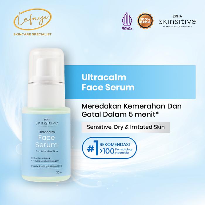 Promo ERHA Skinsitive Ultracalm Face Serum 30g - Serum Wajah Kulit ...