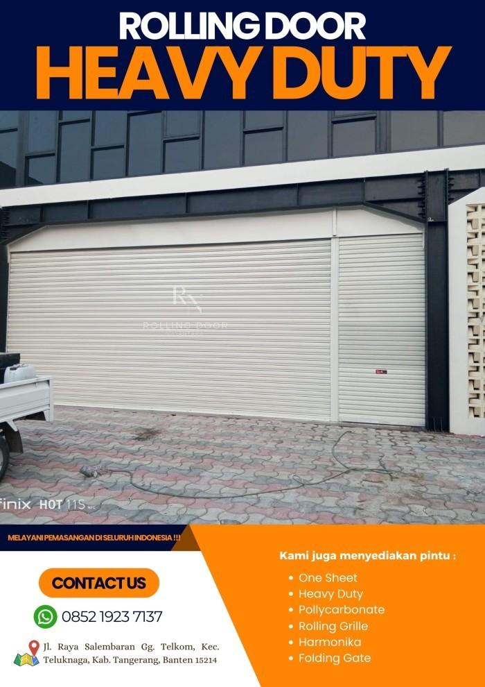 Jual Rolling door besi heavy duty pintu besi pergudangan pintu besi ...