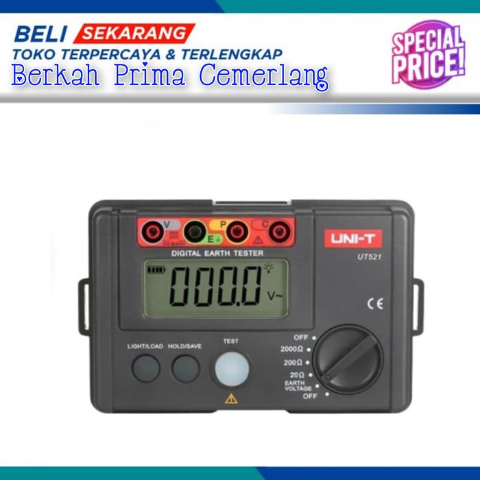 Jual Digital Earth Tester UNI-T UT521 Ground Insulation Meter ...