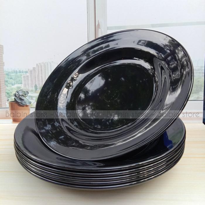 Jual piring melamin 10 inch | 25 cm - piring makan melamine - piring ...