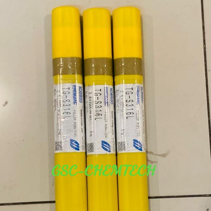 Jual Kawat Las Tig Argon SS Kobelco TGS 316L 2,4MMx1000MM (5Kg) - Jakarta Barat - GSC-CHEMTECH ...