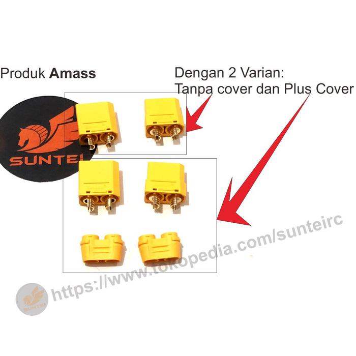 Jual Amass XT90 XT-90H Male Female Sepasang Connector Konektor Plug - Kota Semarang - suntei ...