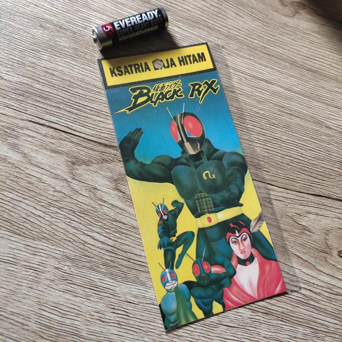 Jual Stiker Jadul Ksatria Baja Hitam Original tahun 1994 Hadiah Kaset ...