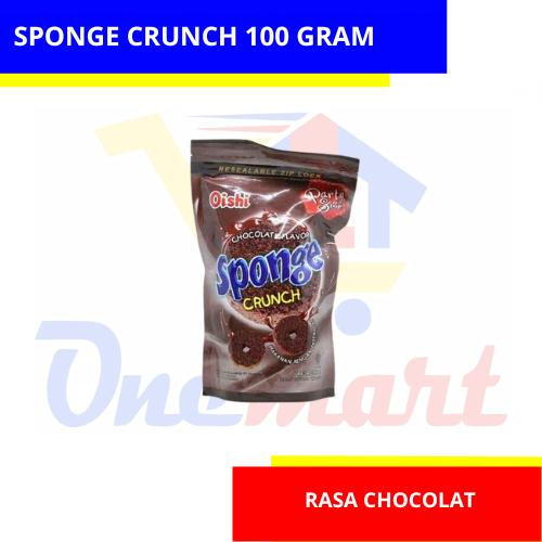 Jual Snack/cemilan/biskuit/SPONGE CRUNCH 100 GRAM PARTY SIZE - Coklat ...