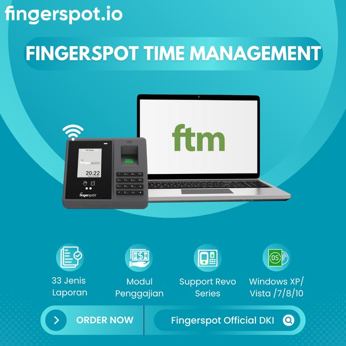 Jual Software Absensi Desktop FTM - Fingerspot Time Management - Jakarta Barat - Fingerspot ...
