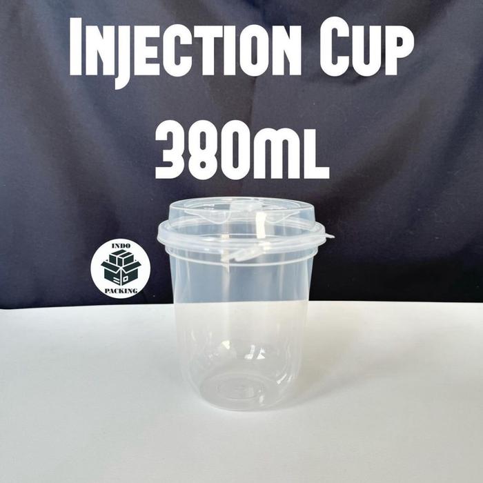 Jual (isi 25) Injection Cup 380ml Gelas Minuman Plastik Plastic Cup ...