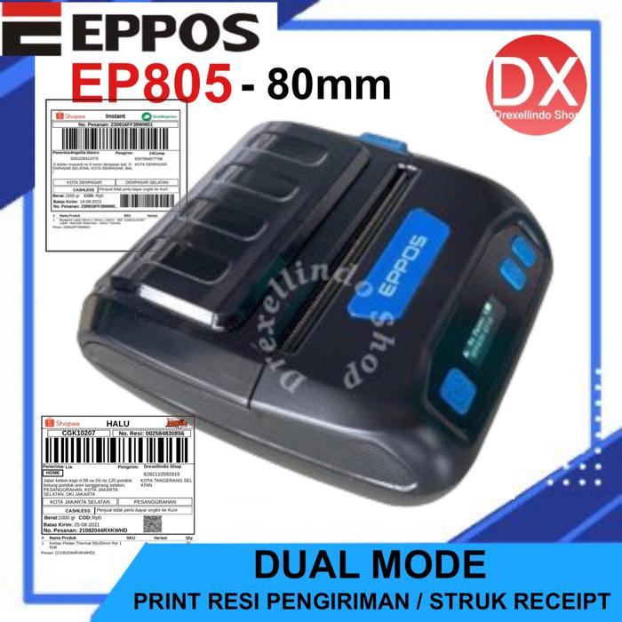 Jual Printer Thermal 80mm EPPOS EP805 Dual Mode Barcode dan Struk Kasir - Kota Tangerang Selatan ...