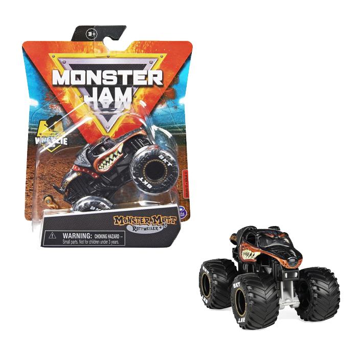 Jual Monster Jam Official Monster Mutt Rottweiler 1:64 Scale Monster ...