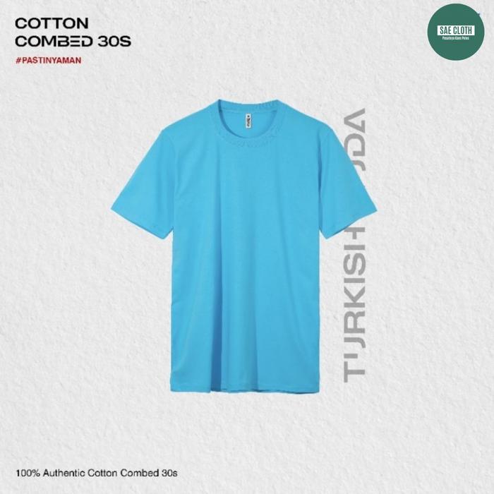 Jual Kaos Polos Premium Cotton Combed 30s - Turkish muda, XXL - Kab ...