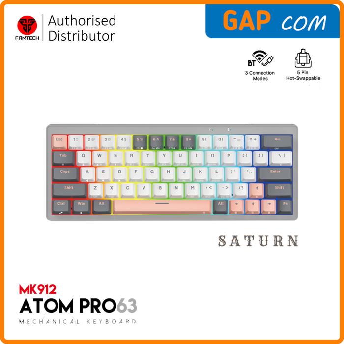 Promo Fantech MK913 Atom PRO83 RGB Stellar 80% Keyboard Wireless Gaming ...