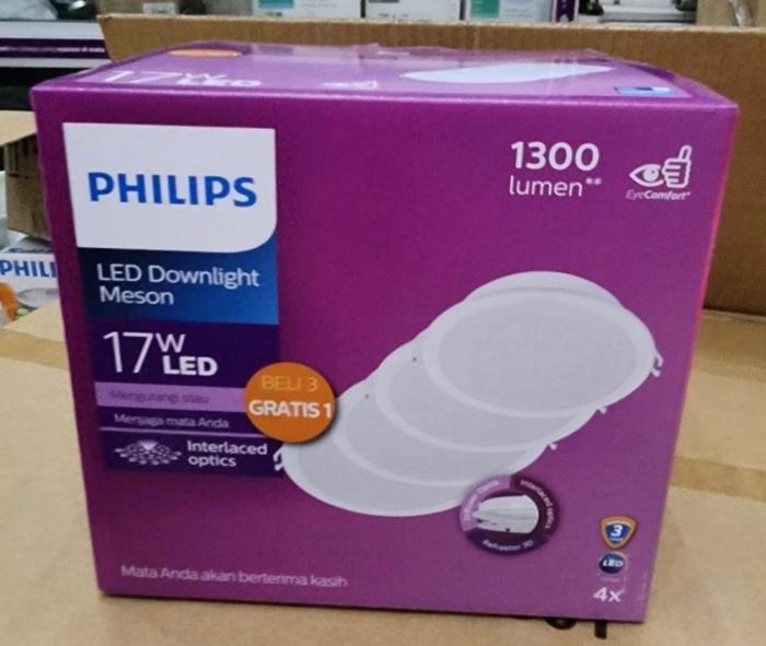 Jual Philips lampu Downlight Meson Pack 3,5w 5 watt 9w 13 watt 17 watt 21 w 24 watt isi 4 paket ...