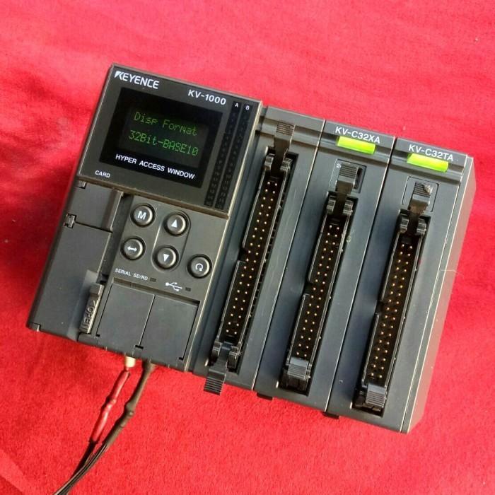 Jual KEYENCE KV-1000 CPU 24point Module Input KV-C32XA Output KV-C32TA ...