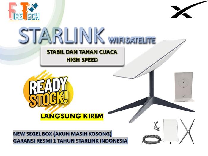 Jual STARLINK Standard Internet Kit Satellite Antenna & WiFi Router Kit ...