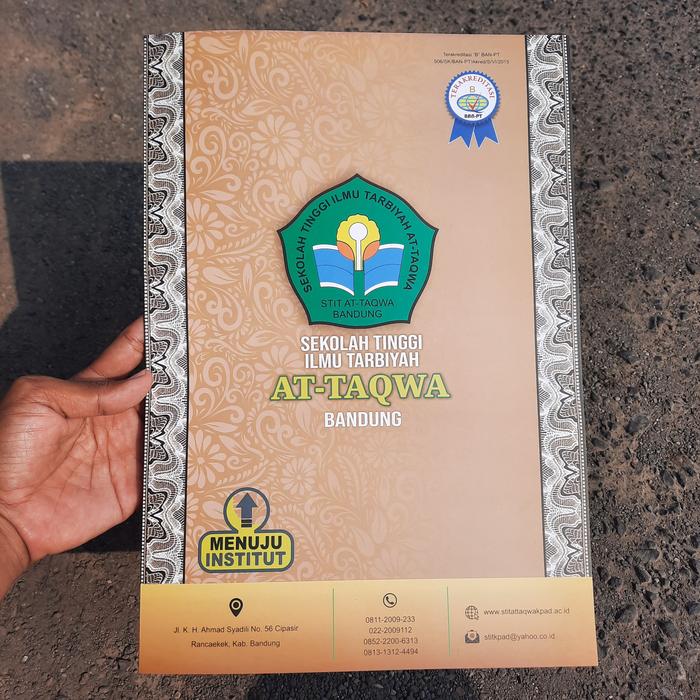 Jual map folder map kertas custom bisa untuk Map sekolah, map kantor ...