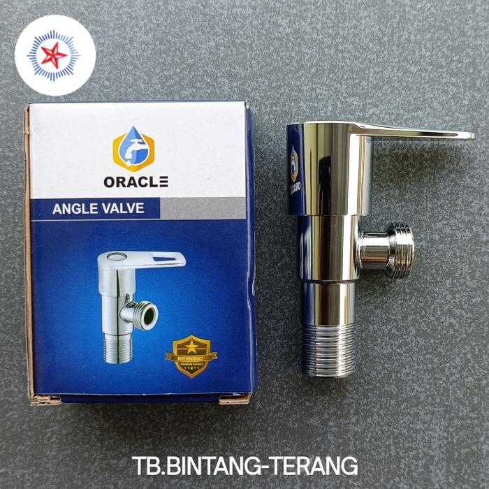 Jual STOP KRAN 1/2" INCH SINGLE ANGLE VALVE KERAN SHOWER BIDET KLOSET ...