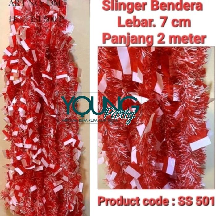 Jual Slinger merah Putih /slinger bendera merah putih/decorasi agustus ...
