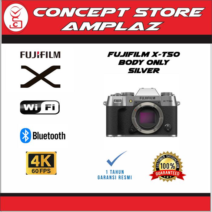 Jual Fujifilm XT50 Body Only Fuji X-T50 XT 50 Mirrorless Camera - Silver - Kab. Sleman - CONCEPT ...