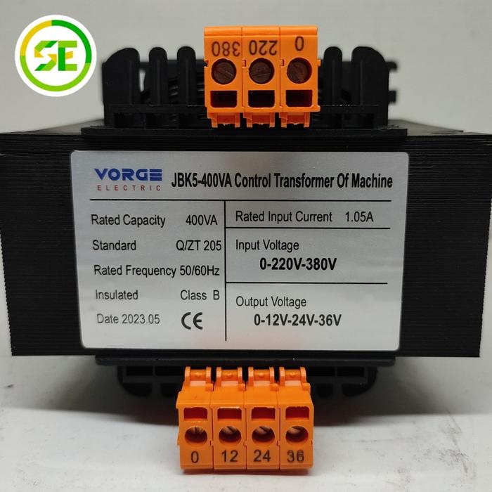 Jual VORGE Transformer Trafo Step Down JBK5 400VA 380v 220v OUT 36V/24V/12V - Jakarta Barat ...