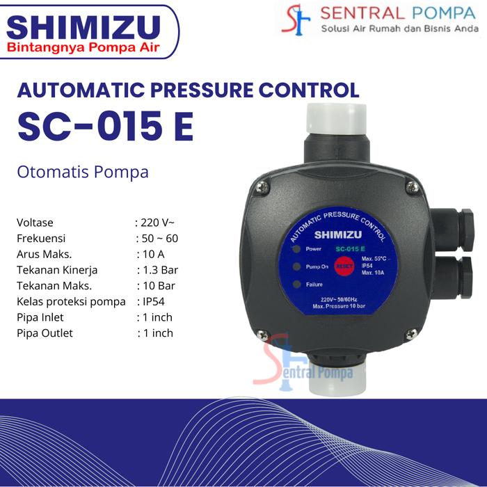 Jual SC-015 E automatic pressure control pompa shimizu otomatis pompa - Kota Bandung - Sentral ...