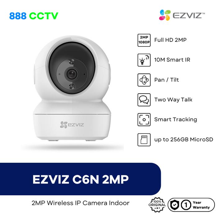 Jual EZVIZ C6N 2MP 1080p Smart CCTV WiFi IP Camera Indoor Pan/Tilt ...