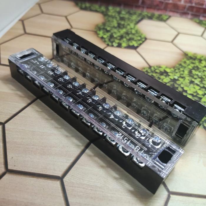 Jual Terminal Block Blok 12P 12POLE 15A TB1512 / TB-1512 VORGE Panel ...