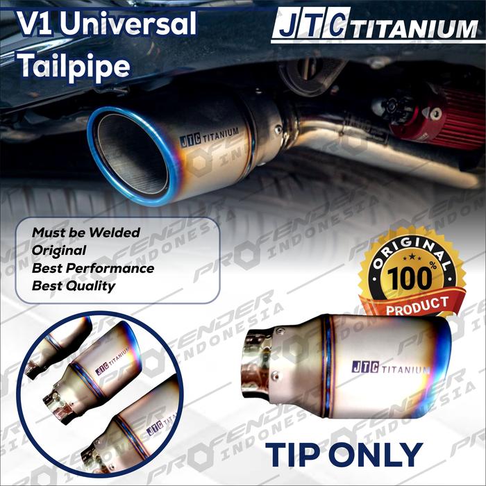 Jual JTC titanium - Tailpipe Tip Only V1 Super Sport - Exhaust Muffler ...