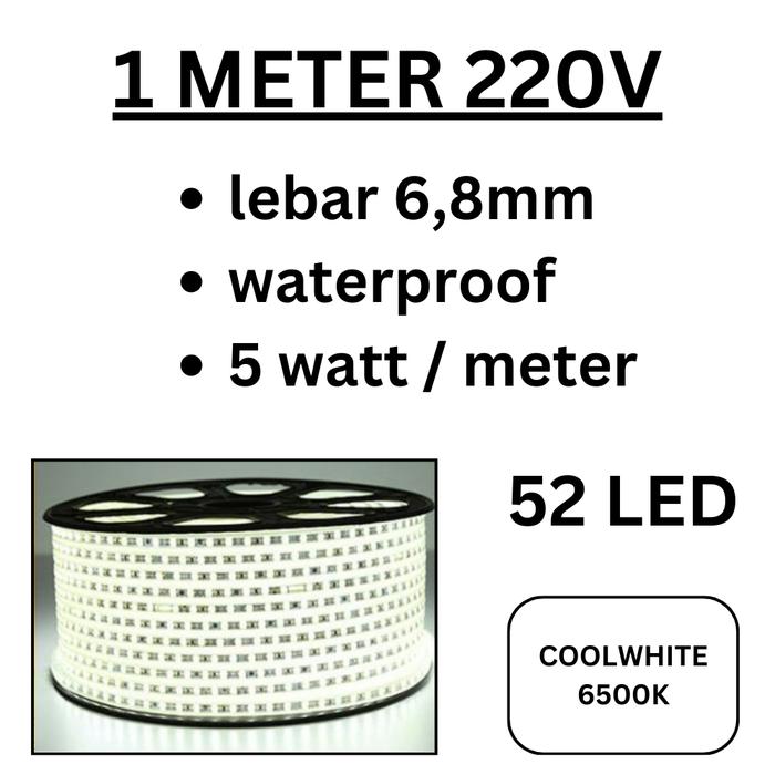 Jual LED Selang Jepit 120 Mata 220V 8mm 8W Strip LED 6mm 5W 52L ...