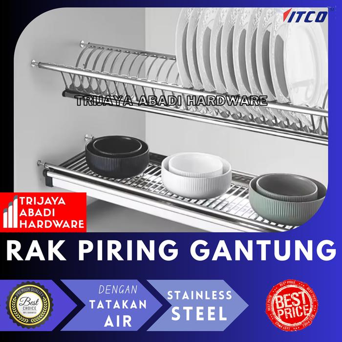 Jual Rak Piring Gelas 90 cm Stainless Steel - Rak Dapur - Vitco - Kab ...