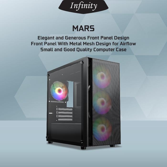 Jual Casing Infinity Mars - M-ATX Case Gaming Infinity Mars Micro ATX ...