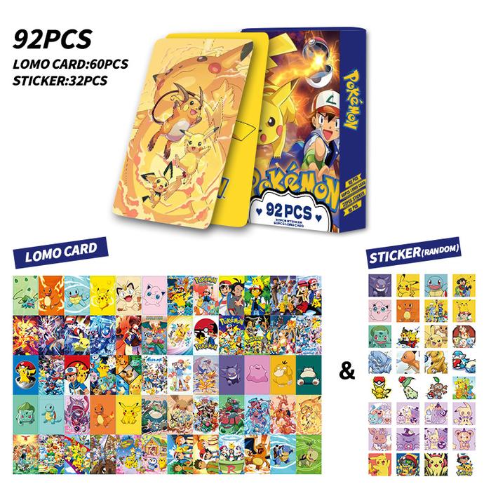 Jual PO010 – Lomo Card Photo Kartu Koleksi Pokemon Pikachu Anime ...