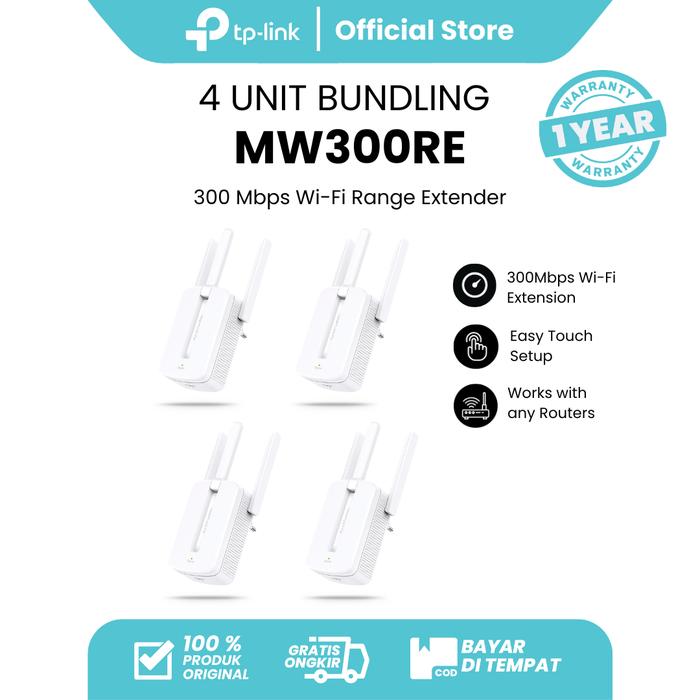 Promo Mercusys MW300RE | 300Mbps Wi-Fi Range Extender | Penguat Sinyal ...