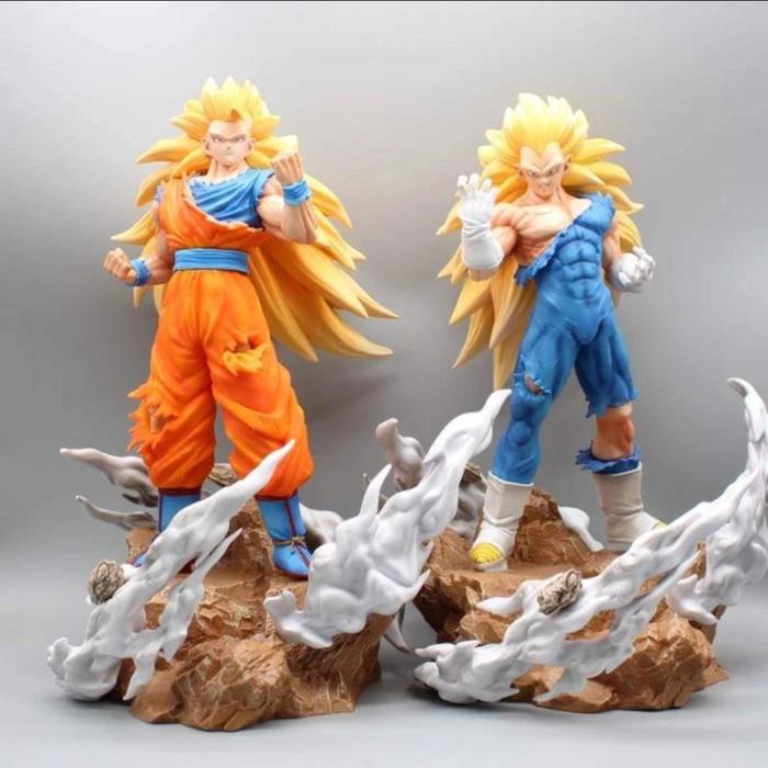 Jual Action Figure Dragon Ball Kylin Goku SSJ3 Vegeta SSJ3 - Set of 2 ...