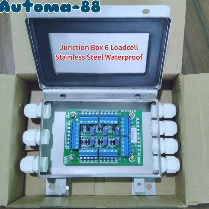 Jual LOAD CELL BOX STAINLESS 6 INPUT LOADCELL BRIDGE WATERPROOF TRUCK ...