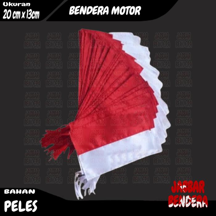 Jual Bendera Motor Merah Putih - Jakarta Barat - jabbarbendera | Tokopedia